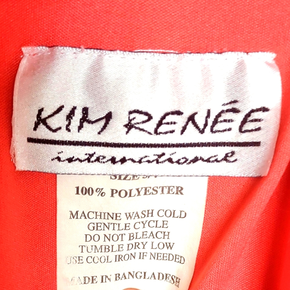 Vintage Kim Renee International Mango Maxi Dress Size… - Gem